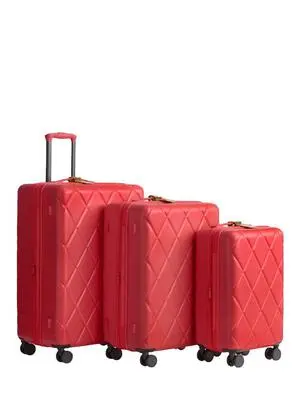 VERA BRADLEY Nested 3-piece Luggage Set - Red
