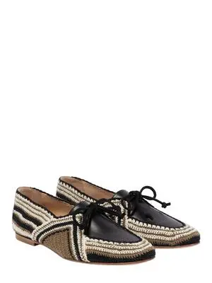Gabriela Hearst Hays Crocheted Loafers - Multicoloured