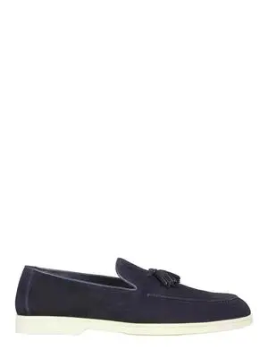 DOUCAL'S Tassel Suede Loafers - Blue