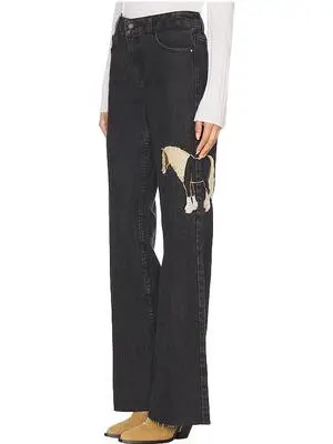 UNDERSTATED LEATHER Understated Leather Horsey Jeans Black
