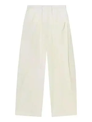 TOUT A COUP Straight-leg Trousers - White