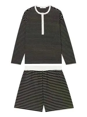 B+AB Striped Set - Black
