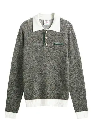 CASABLANCA Boucle Stripe Polo