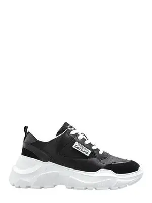 Versace Logo-patch Sneakers - Black