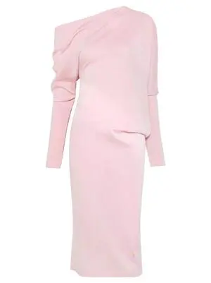 Moschino Asymmetric Mini Dress - Pink