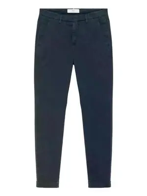 BRIGLIA 1949 Cotton Trousers - Blue
