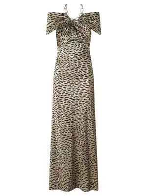 PACO RABANNE Rabanne Leopard-Print Dress