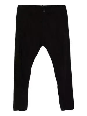 Masnada Drop-crotch Trousers - Black