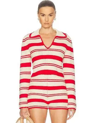 AKNVAS Rowan Knit Top - Anemone