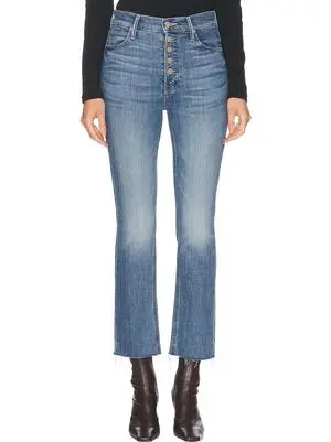 MOTHER The Pixie Dazzler Ankle Fray Jeans - Boogie Down