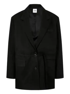 STUDIO TOMBOY Belted Blazer - Black