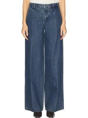 GRLFRND Sutton Wide Leg Trouser Jeans - Lake Tahoe