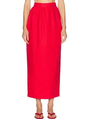 Posse Bonnie Pencil Skirt - Red