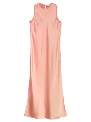 Herno Satin Midi Dress - Pink