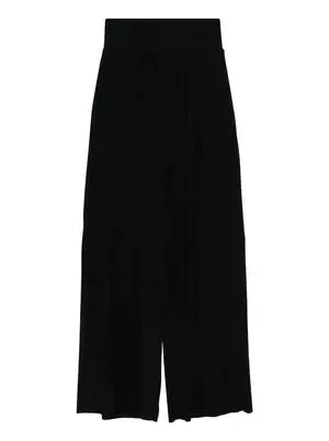 THOM KROM Wide-leg Trousers - Black