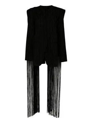 Jean Paul Gaultier Fringed Blazer - Black