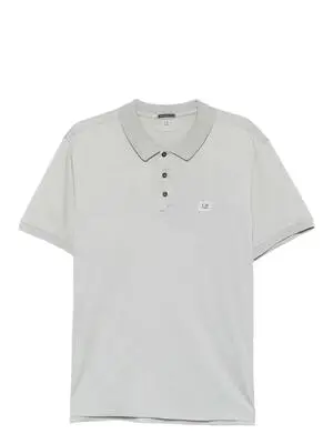 C.P. COMPANY Cotton Polo Shirt - Grey