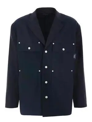 Comme Des Garçons Patch Pocket Jacket - Blue