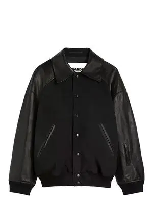 JIL SANDER Jil Sander Panelled Leather Jacket