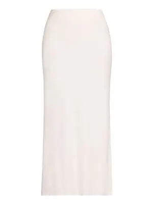 ANEMOS Bias-cut Stretch Twill Maxi Skirt - White