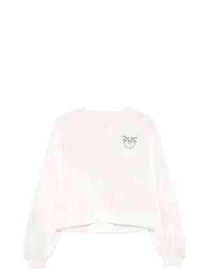 Pinko Cotton Sweatshirt - White