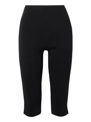TOTEME Cropped Slim-leg Pants - Black