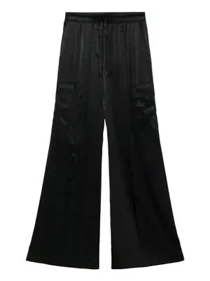 TOM FORD Satin Cargo Trousers - Black