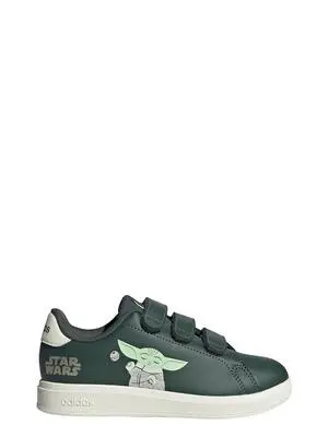 Adidas Advantage Star Wars Grogu The Mandalorian - Legend Ivy/off White/mist Jade