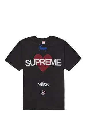 Supreme Announcing Tee Shirt - Black
