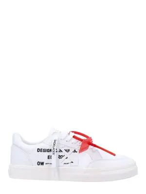 Off-White Low Vulcanized Animation Sneakers - White/black