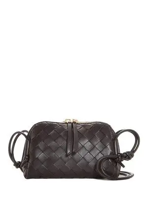 Bottega Veneta Intrecciato Leather Concert Pouch Fondant/gold Leather