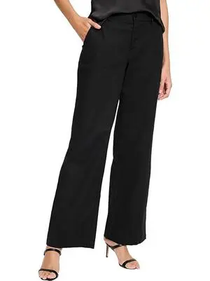POINT Wide Leg Pants Black Onyx