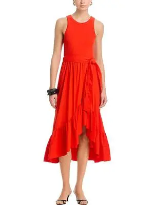 Cinq À Sept Zayla Dress - Red Tangerine