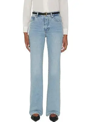 FRAME The Arrow High-Rise Bootcut Jeans Dolly