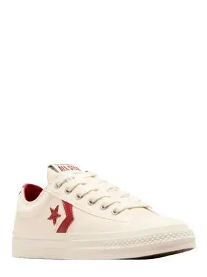 CONVERSE Converse Star Player 76 Oxford Sneakers Egret/ Egret/ Park Red