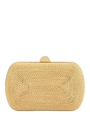 OLGA BERG Martina Rope Clutch - Gold