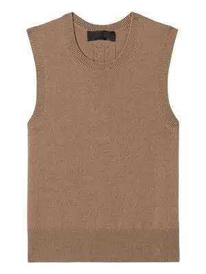 NILI LOTAN May Cashmere Tank - Brown