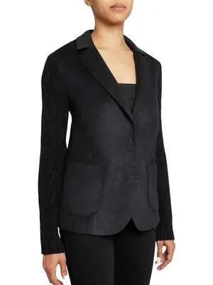 Santorelli Coley Knit Sleeve Jacket - Black