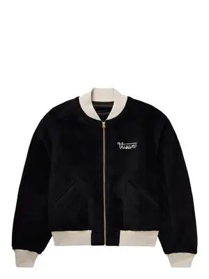 Visvim Reversible Embroidered Bomber Jacket - Black
