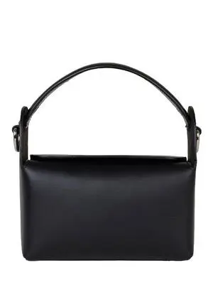 WE-AR4 The Pastry Box 20 Leather Top Handle Bag - Black