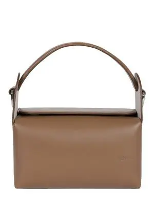 WE-AR4 The Pastry Box 20 Leather Top Handle Bag - Caffe