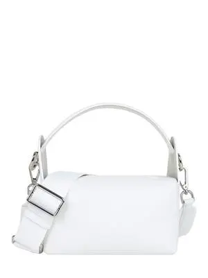 WE-AR4 The Pastry Box 20 Leather Top Handle Bag - Optic White