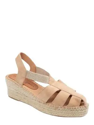 PATRICIA GREEN Parken Fisherman Platform Sandals - Tan Suede