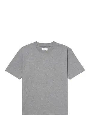 DRAKE'S Hiking Cotton-jersey T-shirt - Gray