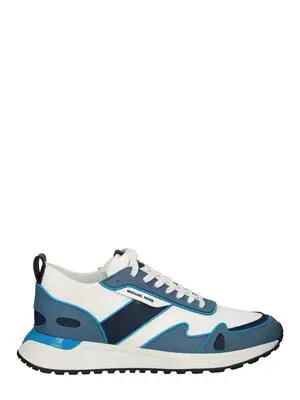 Michael Kors Logo-print Sneakers - Blue