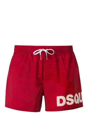 Dsquared2 Logo Swim Shorts - Red