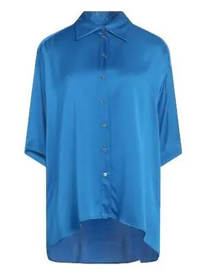 OTTOD'AME Azure Viscose Shirt - Blue