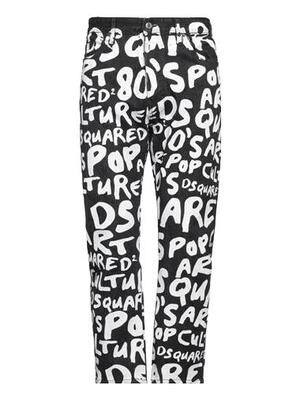 Dsquared2 Cotton Blend Printed Jeans - Black