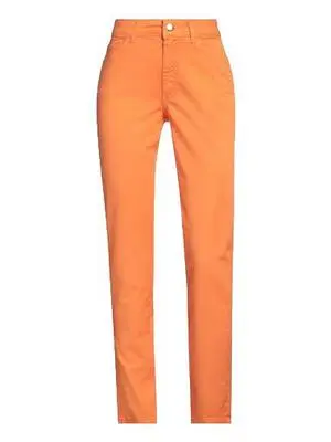 CARACTÈRE Gabardine Skinny Pants - Orange