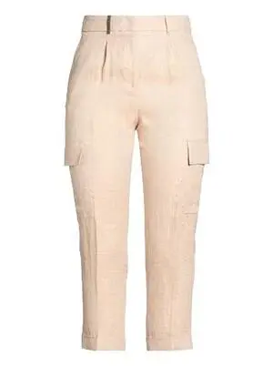 Peserico Linen Cargo Pants - Beige